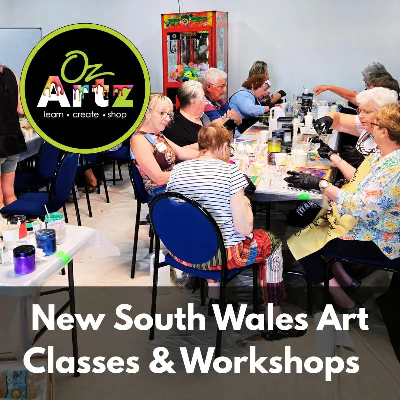 New South Wales Resin Art Classes with OzArtz in 2025